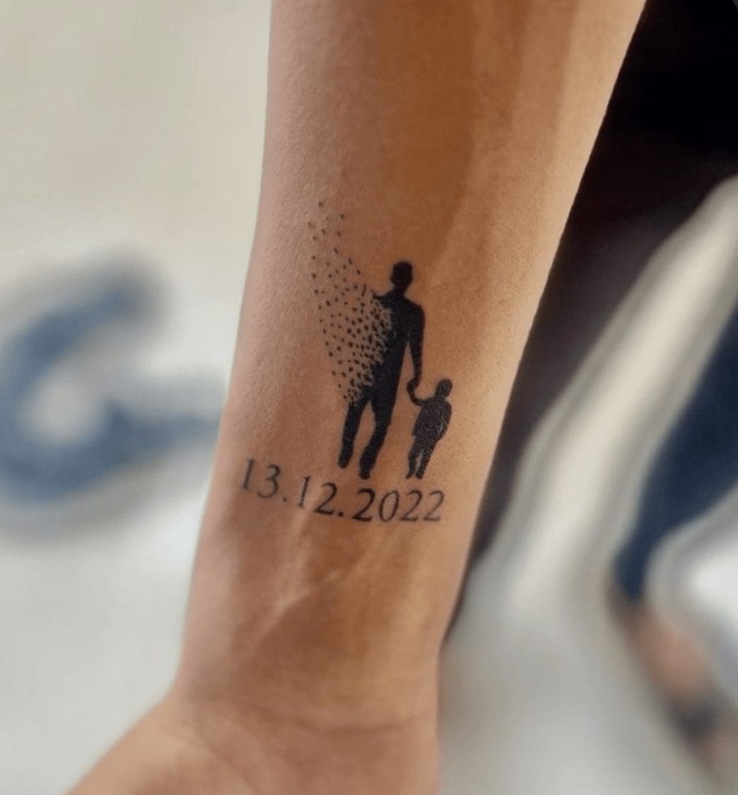 20 Memorial Tattoo For Dad