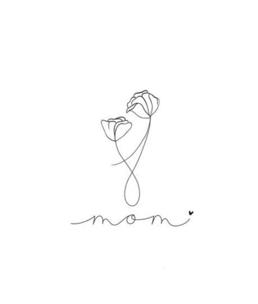 30 Memorial Tattoo Designs For Mom Inspo
