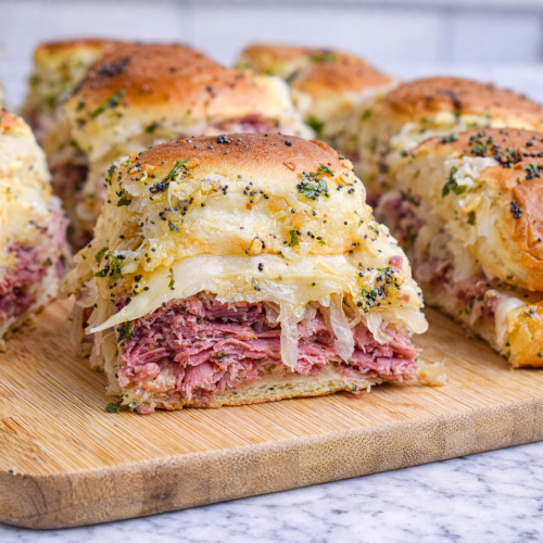 Tasty Cornbeef Reuben Sliders Recipe