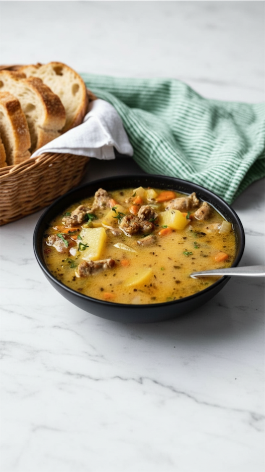 Dairy-Free Sausage and Potato Soup - Trusted Memorial Planners